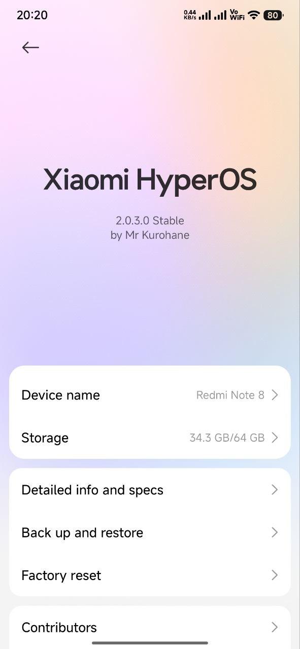 Xiaomi HyperOS ROM下载|红米Note8T原生ROM|代号Ginkgo-讨论和详情
